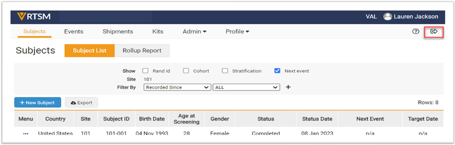 How to Login and Logout in RTSM? – Veeva Product Support Portal