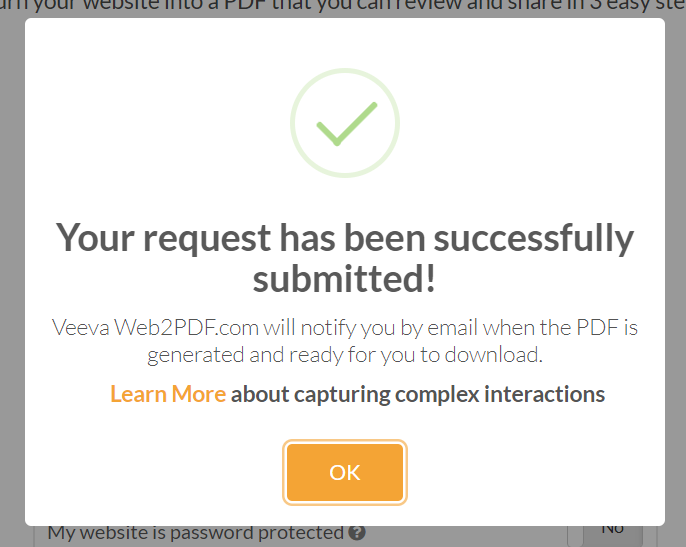 How to Convert a Website to PDF for Vault? – Veeva Product Support Portal