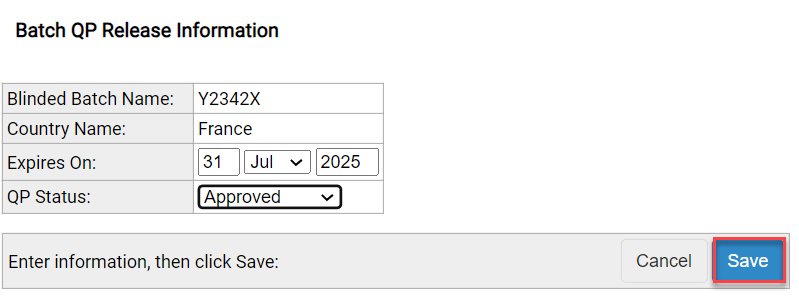 How to Approve the QP Release in RTSM? – Veeva Product Support Portal