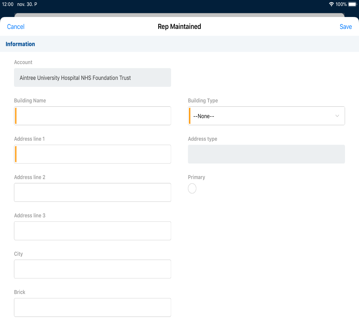 Are Key Icons Displayed for Data Change Requests in Veeva CRM for iPad ...