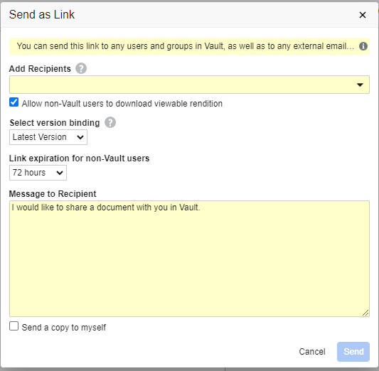How to Use the Send as Link Feature in PromoMats and Veeva Medical ...