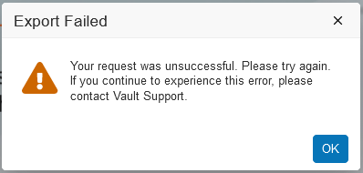 Error: Export Failed - While a User Exports Annotations in PromoMats ...