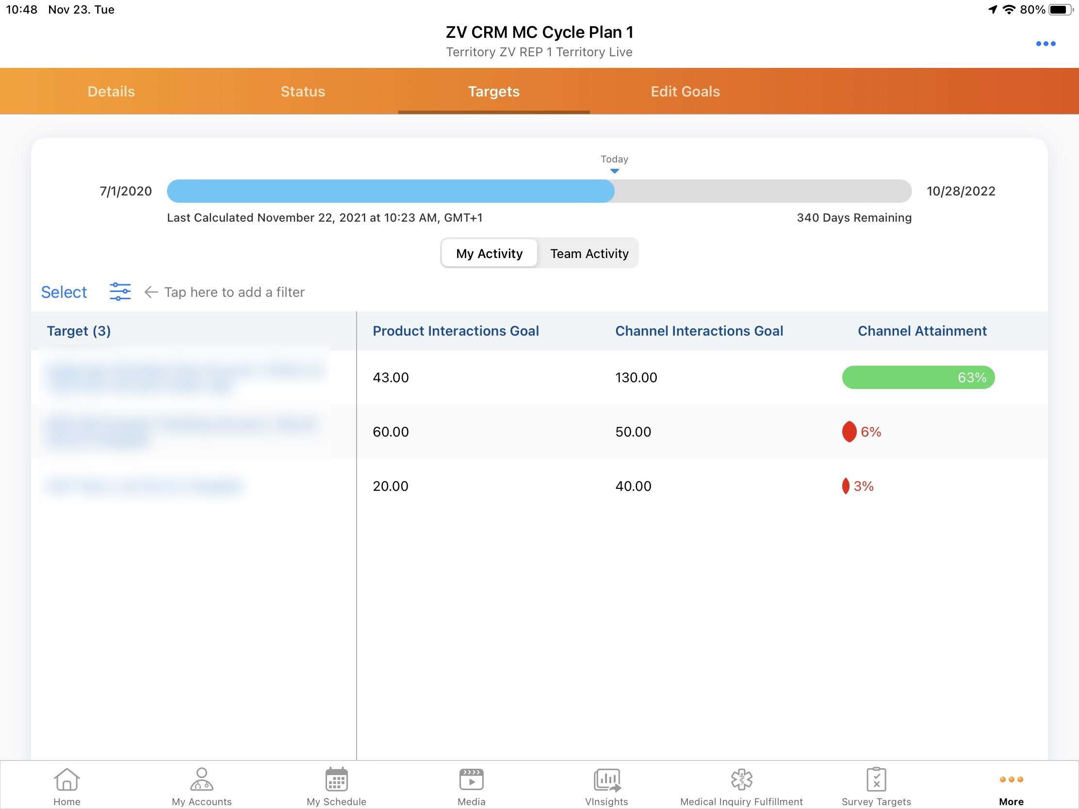 Explanation of the Offline My Plan Tab Feature of the MCCP ...