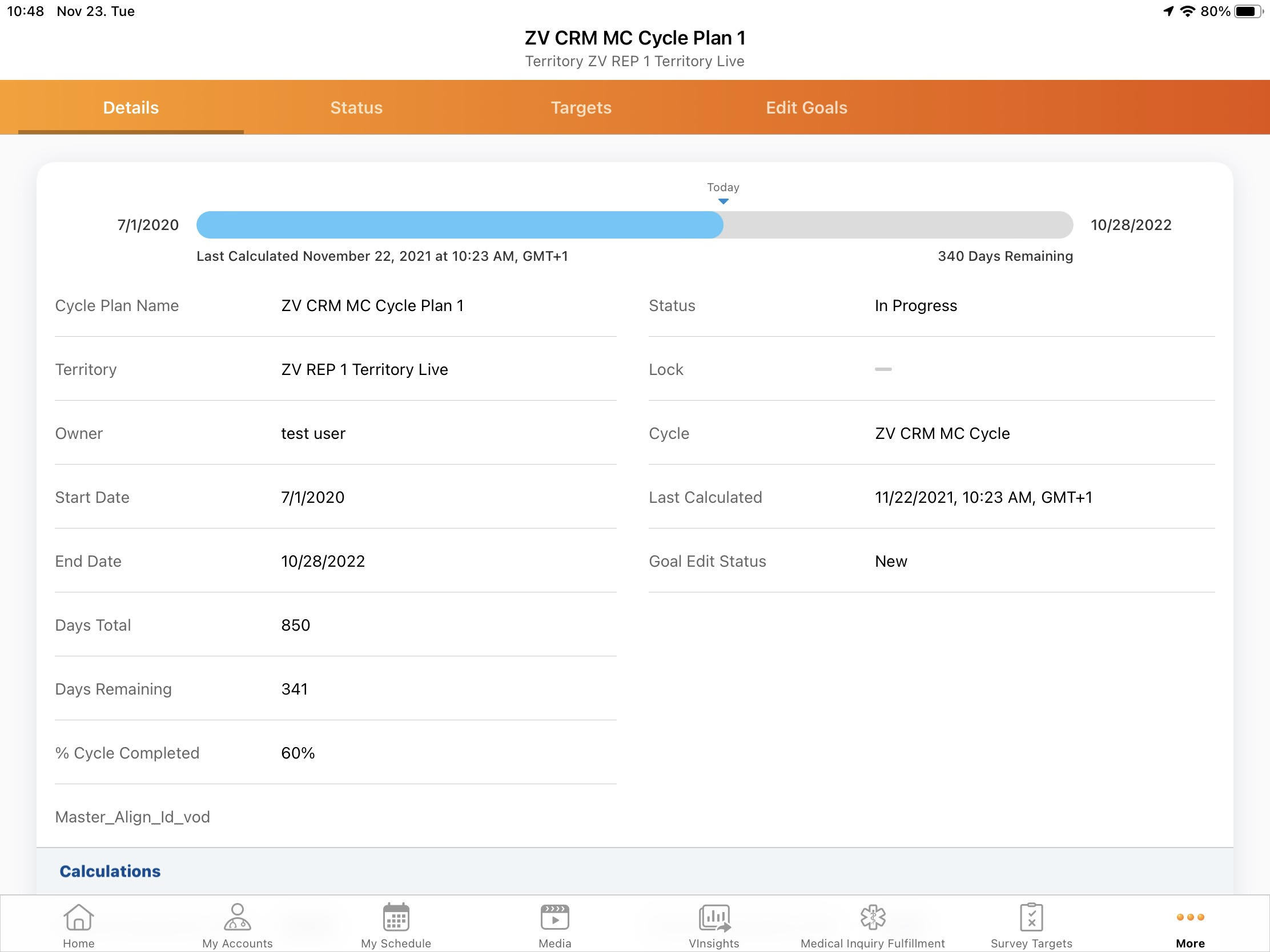 Explanation of the Offline My Plan Tab Feature of the MCCP ...
