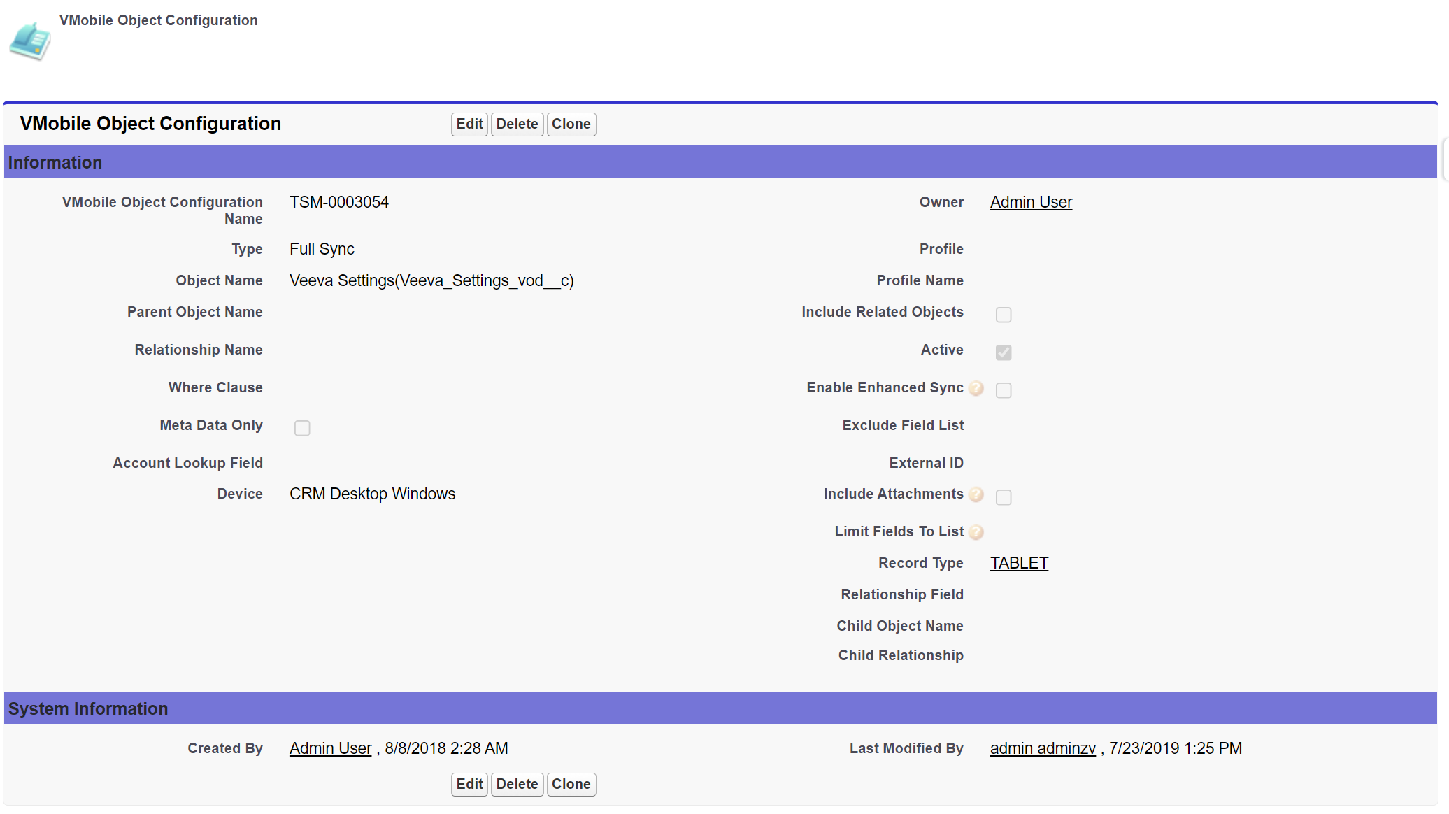 How are CRM Desktop Windows Related VMOC Records Set Up Correctly in ...
